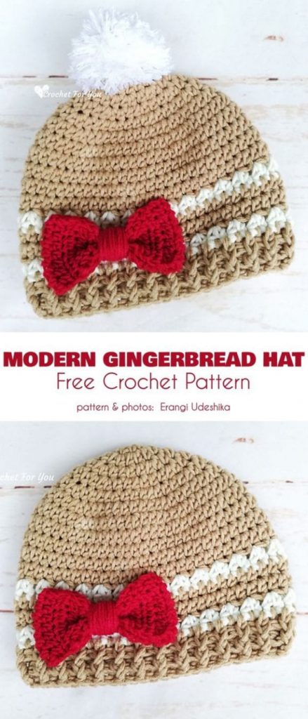 Gingerbread Hat Free Crochet Patterns - Your Crochet