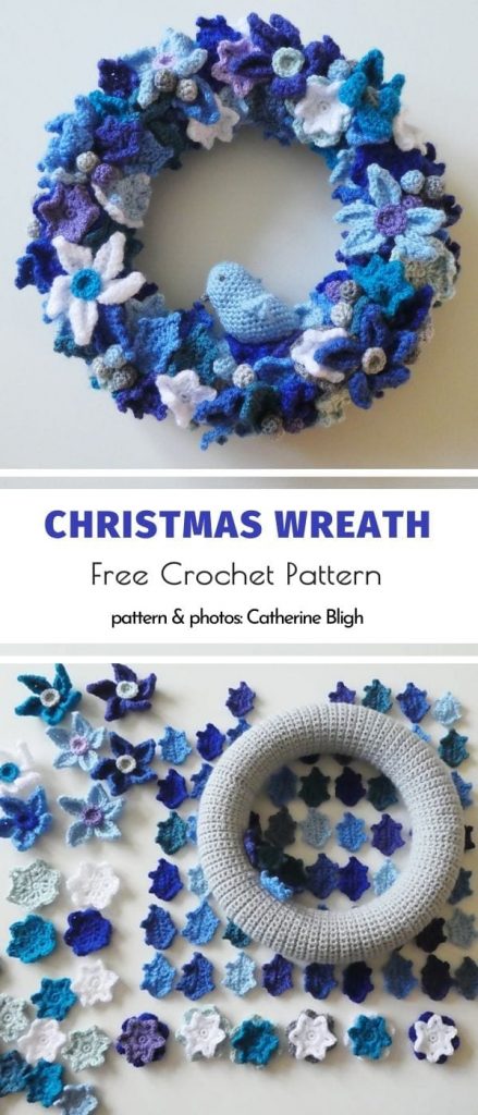 Wonderful Winter Wreaths – Ideas and Free Crochet Patterns - Your Crochet
