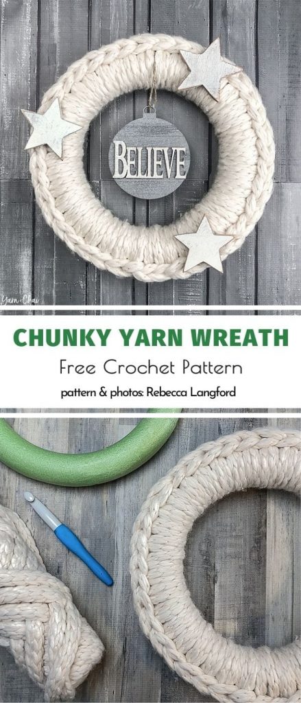 Wonderful Winter Wreaths – Ideas and Free Crochet Patterns - Your Crochet
