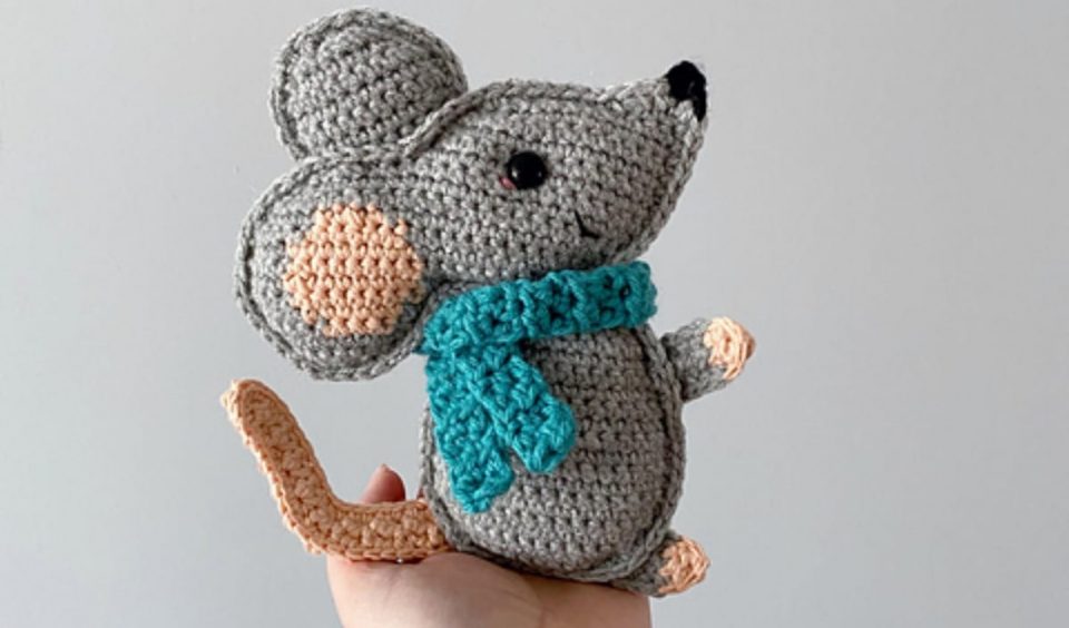 Simple 2D Mouse Free Crochet Patterns - Your Crochet