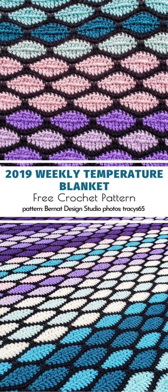 Temperature Blankets – Ideas and Free Crochet Patterns - Your Crochet