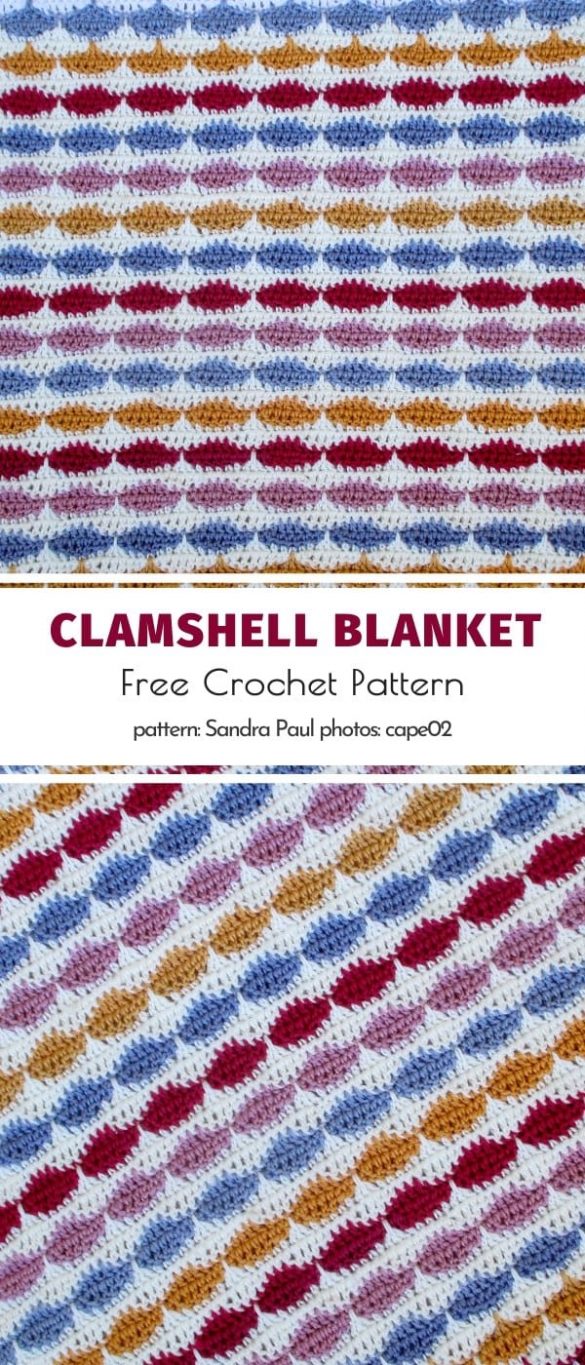 Clamshell Stitch Crochet Projects - Your Crochet
