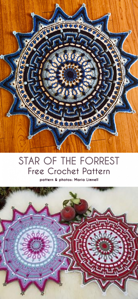 Star-Shaped Doily Free Patterns - Your Crochet