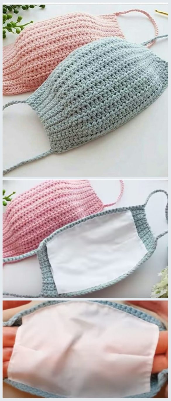 Solid Crochet Face Masks Free Patterns And Video - Your Crochet