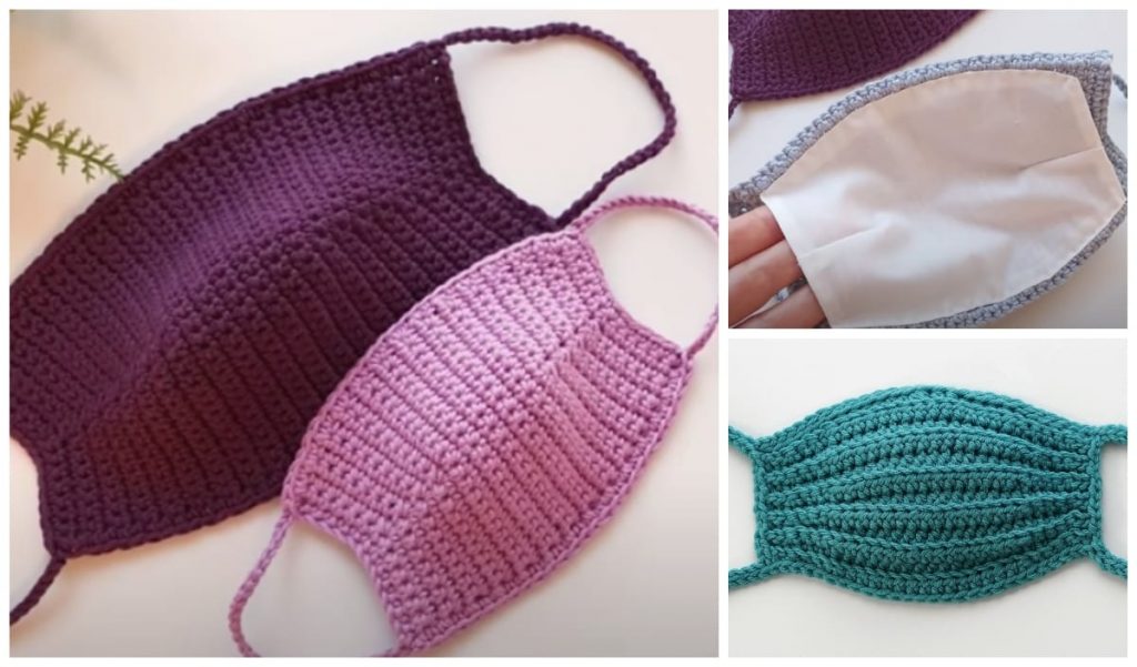 Solid Crochet Face Masks Free Patterns And Video - Your Crochet