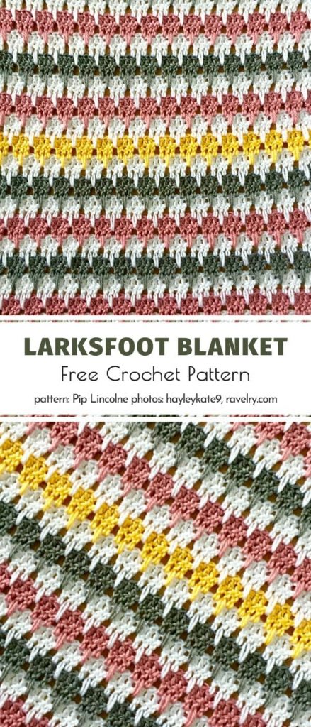 Larksfoot Stitch Blanket Ideas - Your Crochet