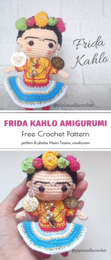 Frida Kahlo Inspired Crochet Projects and Free Patterns - Your Crochet