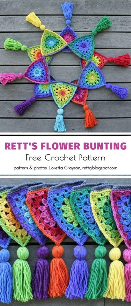 Pretty Spring Crochet Buntings – Ideas and Free Patterns - Your Crochet