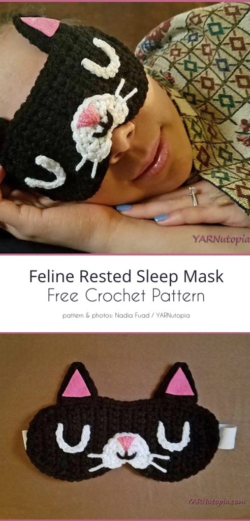 Animal Sleep Mask Free Crochet Patterns - Your Crochet