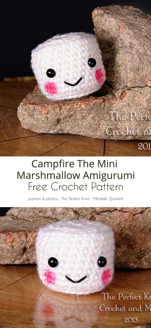 Campfire and Marshmallow Free Crochet Patterns - Your Crochet