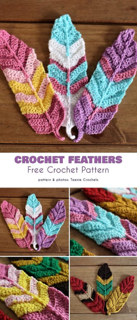 Crochet Feathers Free Crochet Patterns - Your Crochet