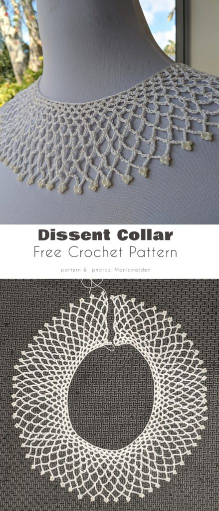 White Collar Free Crochet Patterns - Your Crochet