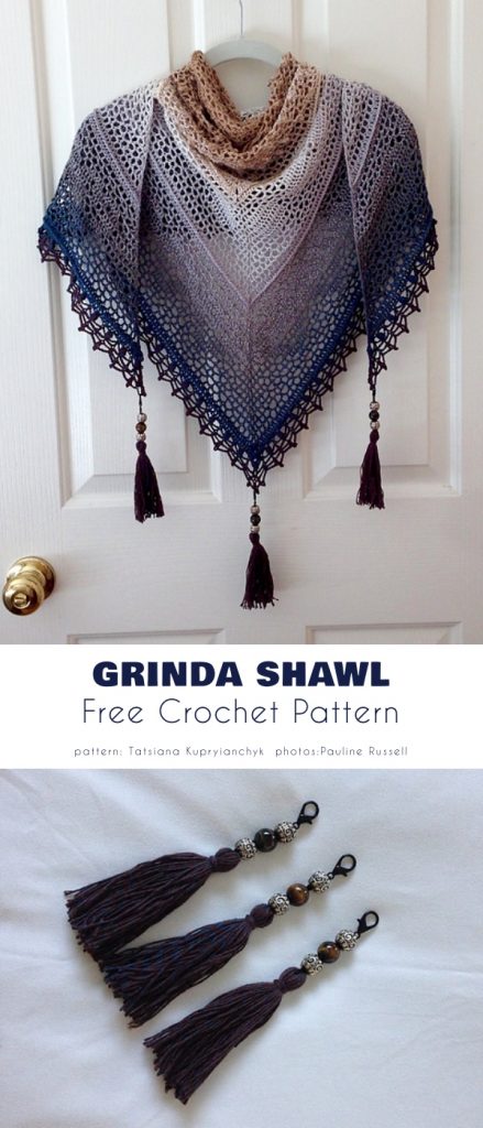 Elegant Darker Shawl Free Crochet Patterns - Your Crochet