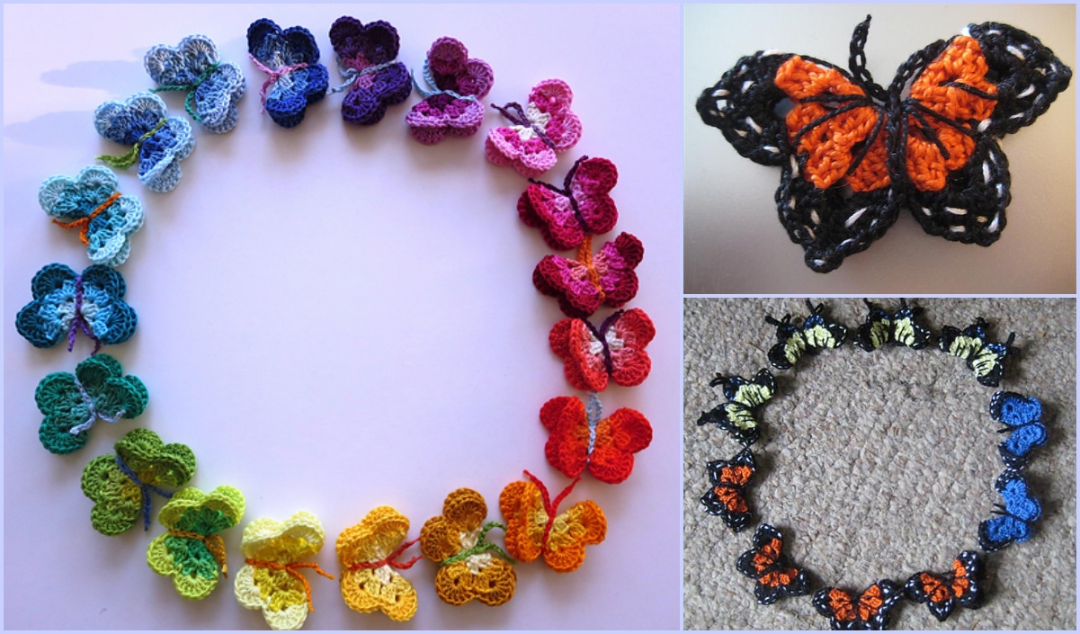 Crochet Butterfly Free Patterns Your Crochet
