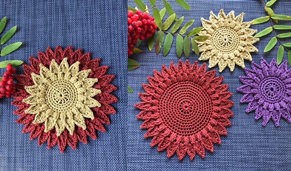 Fall Crochet Coaster Ideas and Free Patterns