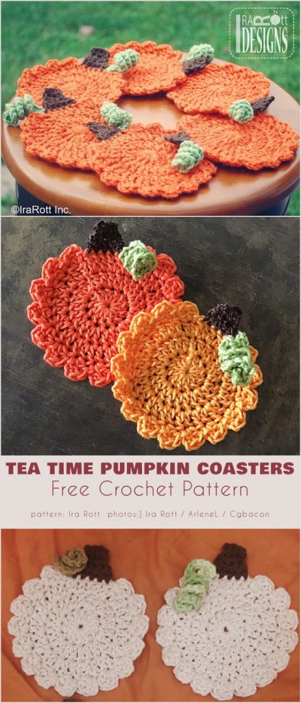 Fall Crochet Coaster Ideas and Free Patterns - Your Crochet