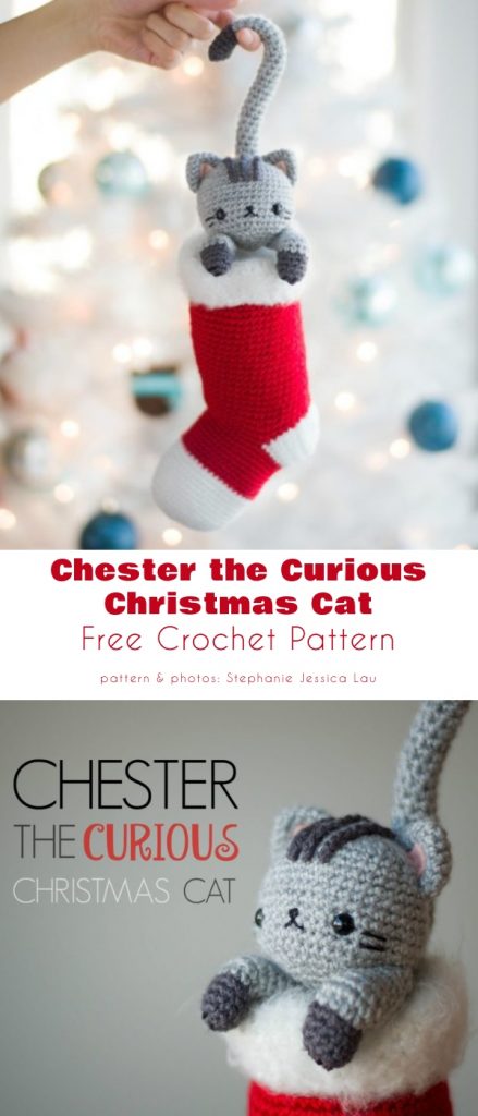 Christmas Cat Tree Ornament Crochet Ideas - Your Crochet