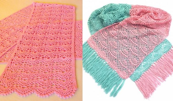 Mahogany Shawl Free Crochet Pattern