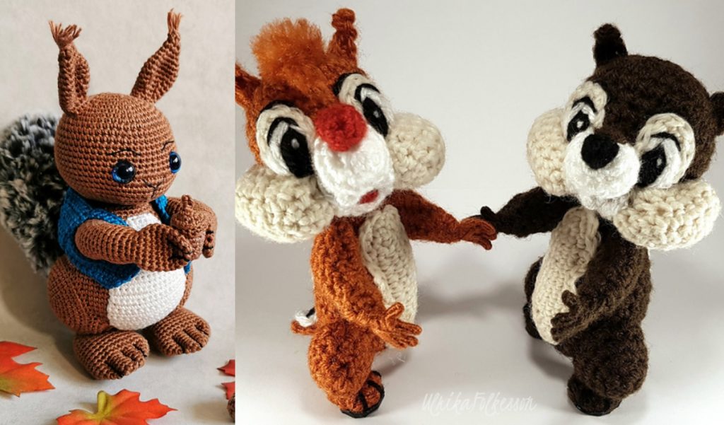 Squirrel and Chipmunk Free Crochet Patterns - Your Crochet