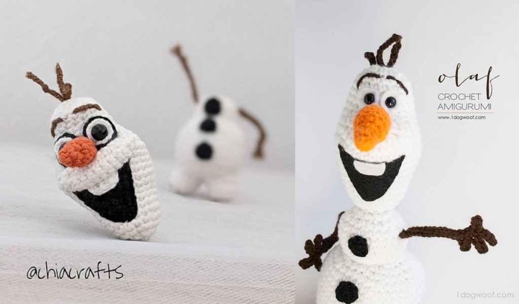 Olaf Snowman Free Crochet Patterns - Your Crochet
