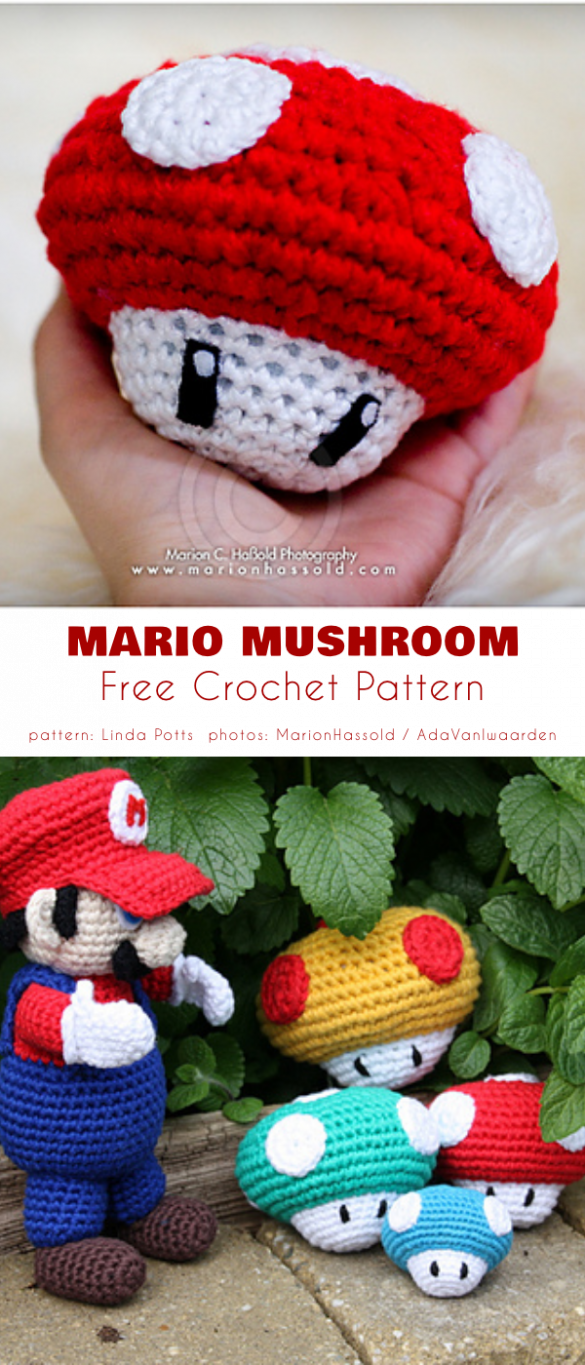 Super Mario Game Fan Free Crochet Patterns - Your Crochet