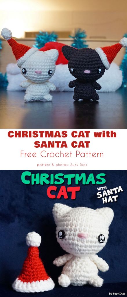 Christmas Cat Tree Ornament Crochet Ideas - Your Crochet