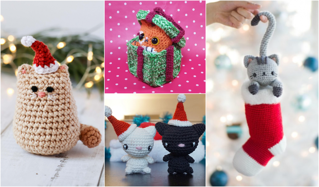 Christmas Cat Tree Ornament Crochet Ideas - Your Crochet