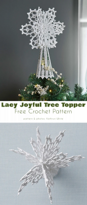 Tree Topper Ornament Free Crochet Patterns - Your Crochet