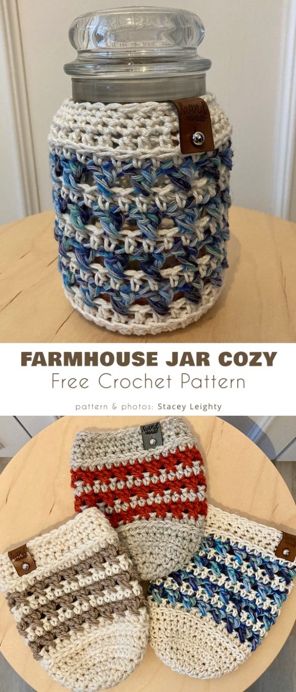 Jar Cozy Free Crochet Patterns - Your Crochet