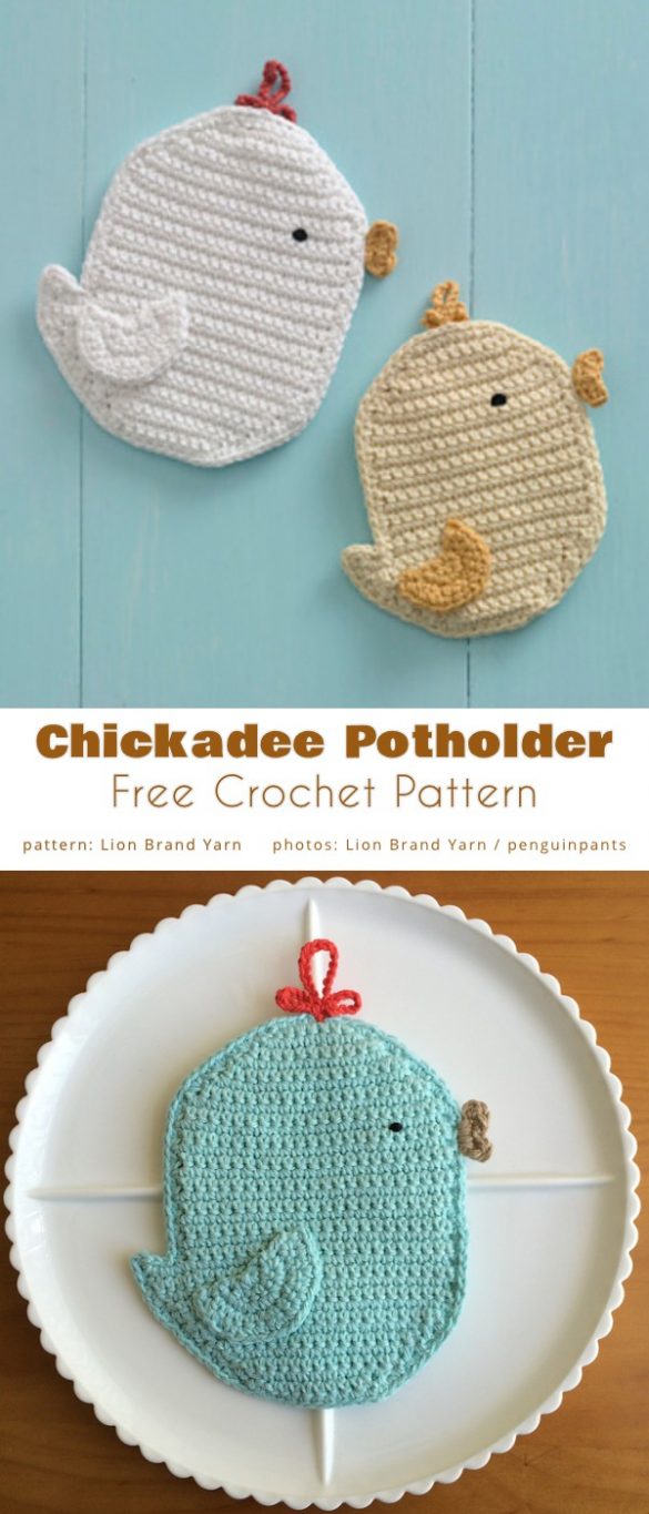 5 Spring and Easter Potholder Free Crochet Patterns - Your Crochet