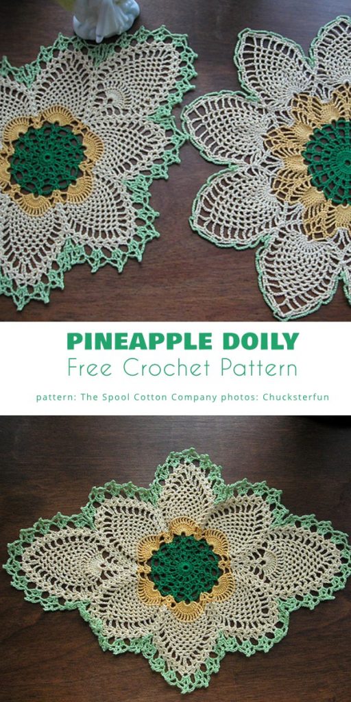 Pineapple Doily Ideas and Free Patterns - Your Crochet