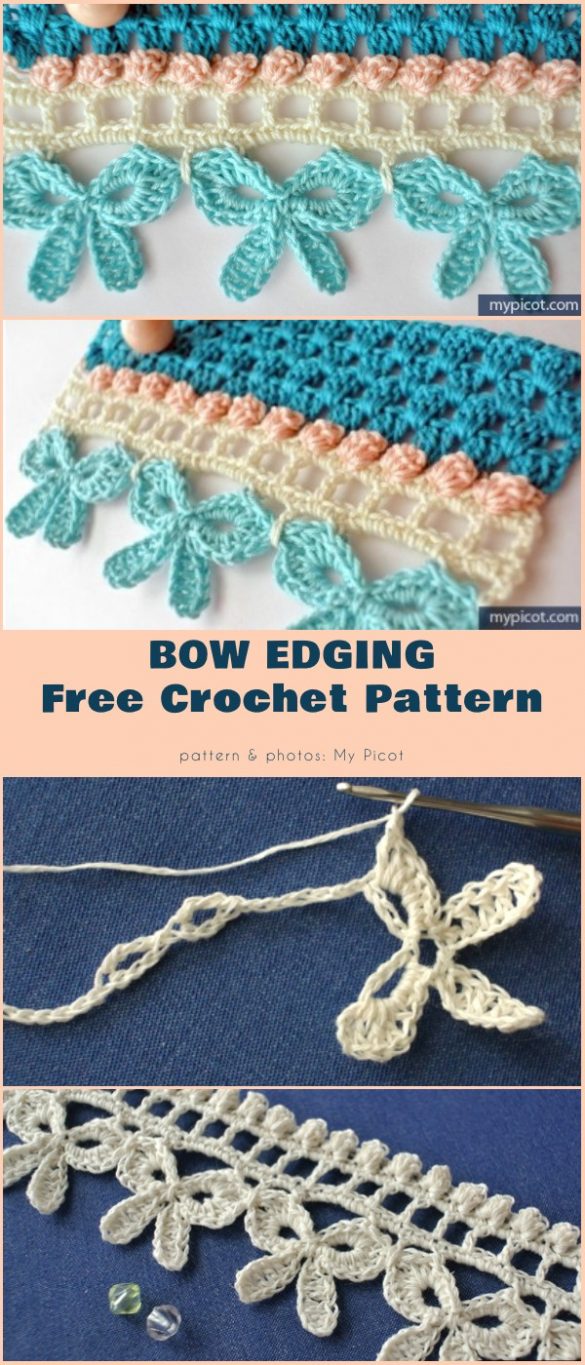 Beautiful Edging Free Crochet Patterns + Video Tutorial - Your Crochet