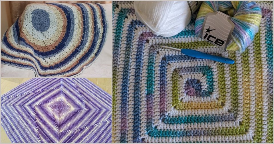 Swirl Blanket Free Crochet Patterns + Video Tutorial - Your Crochet