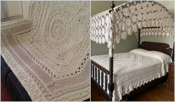 Elegant Square Bedspread Crochet Ideas - Your Crochet