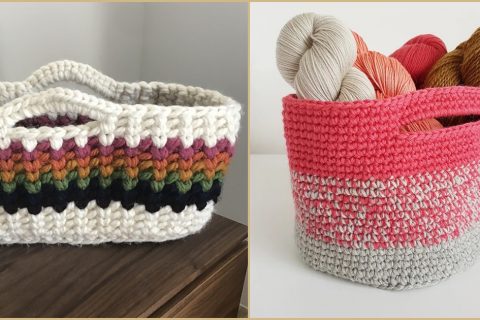 Mini Basket Free Crochet Patterns