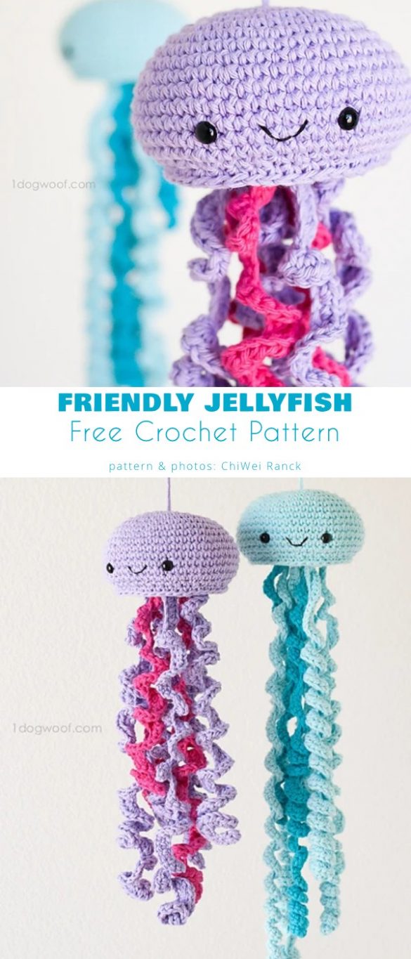 Adorable Jellyfish Free Crochet Patterns - Your Crochet