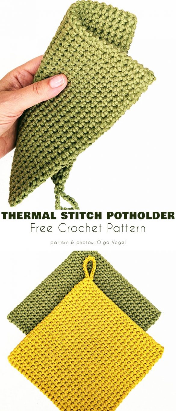Farmhouse Potholders, Free Crochet Patterns - Your Crochet