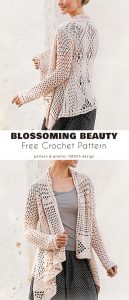 Asymmetric Front Cardigan Free Crochet Patterns - Your Crochet