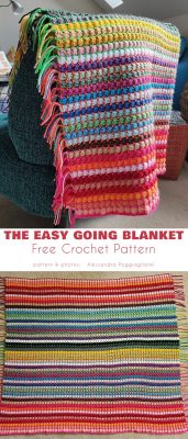 Cozy Stripe Blanket Ideas and Free Patterns - Your Crochet