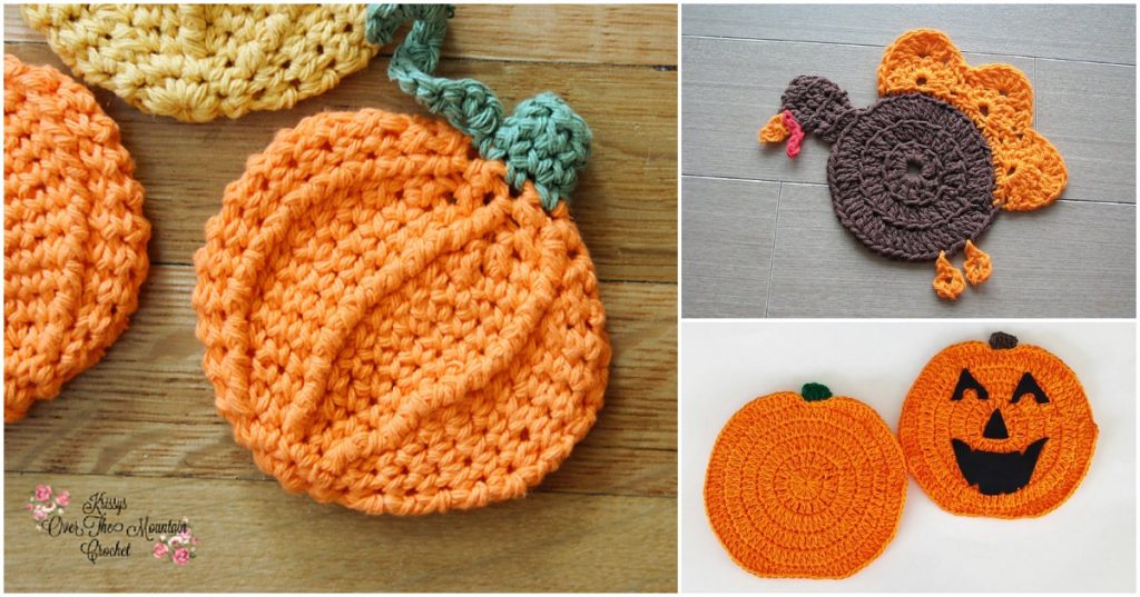 Fall Coaster Ideas and Free Crochet Patterns - Your Crochet