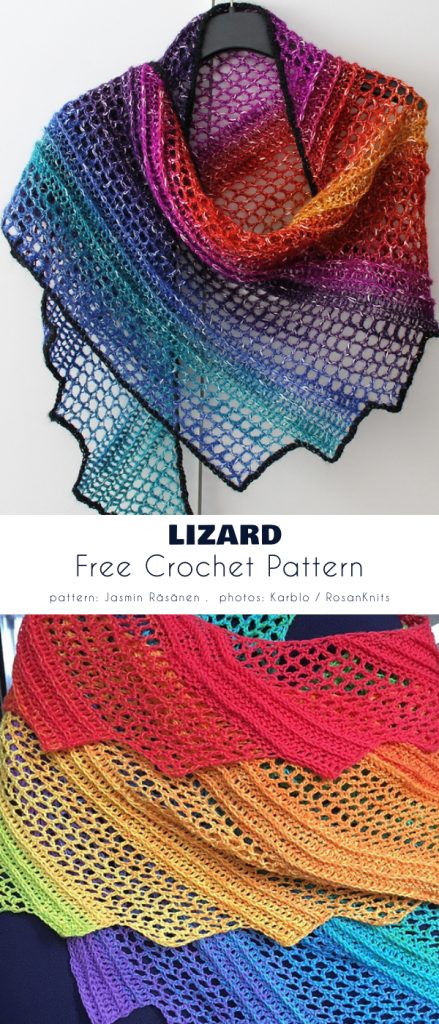 Dragon Tail Scarf Free Crochet Patterns - Your Crochet