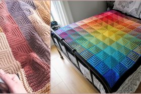 Elements Cal Crochet Square for Blankets Pillows