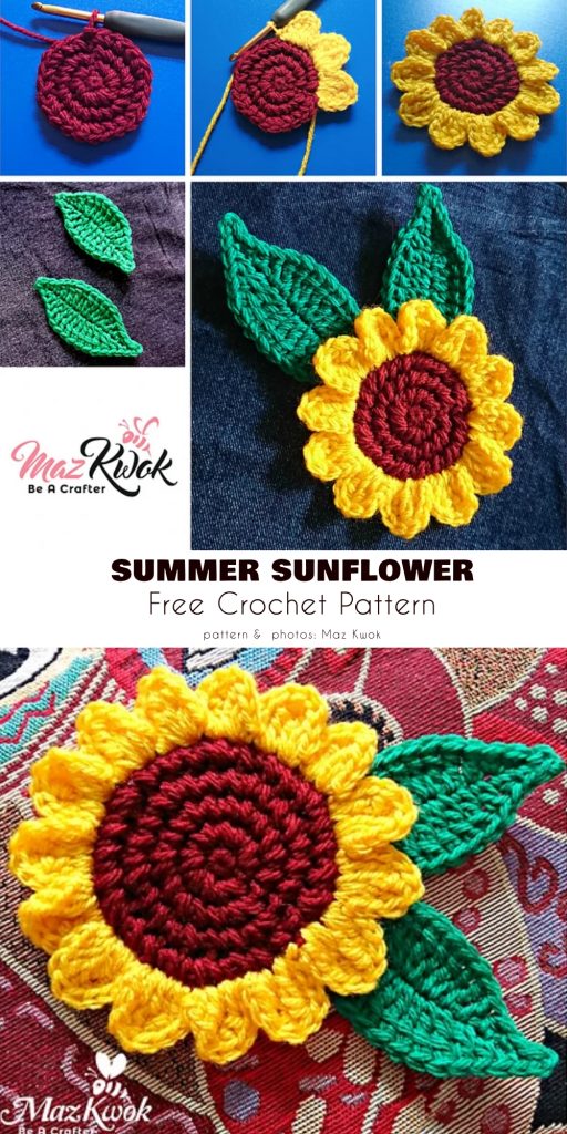 Sunflower for Ukraine - Your Crochet