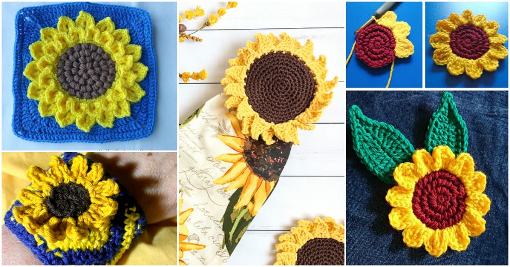 Sunflower for Ukraine - Your Crochet