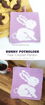5 Spring and Easter Potholder Free Crochet Patterns - Your Crochet