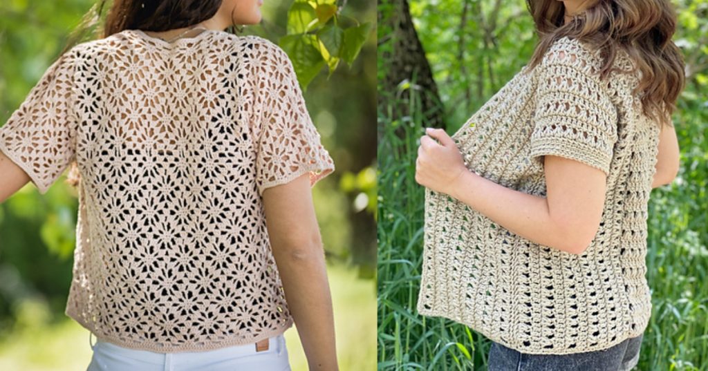 Summer Short Cardigan Free Crochet Patterns - Your Crochet