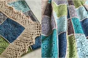 Elements Cal Crochet Square for Blankets Pillows