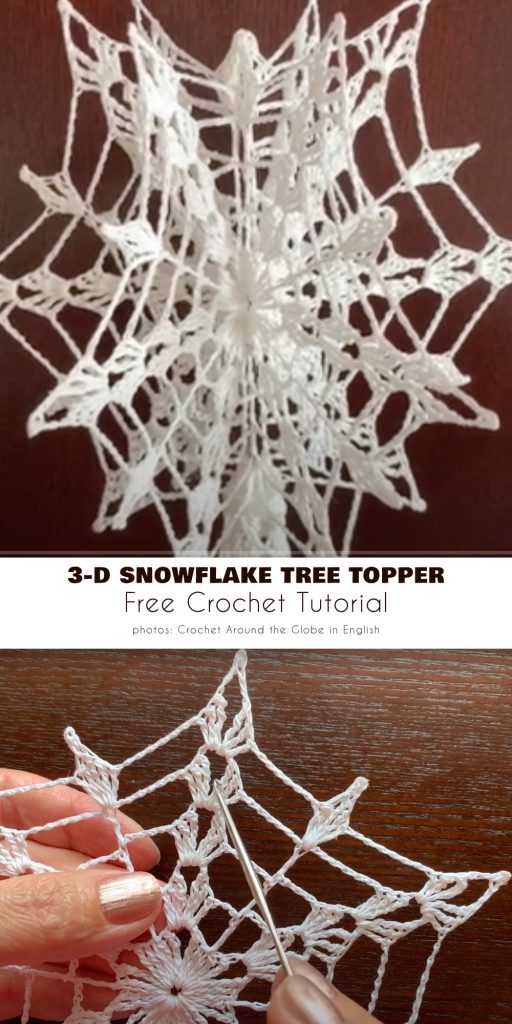 Tree Topper Ornament Free Crochet Patterns Part 2 - Your Crochet