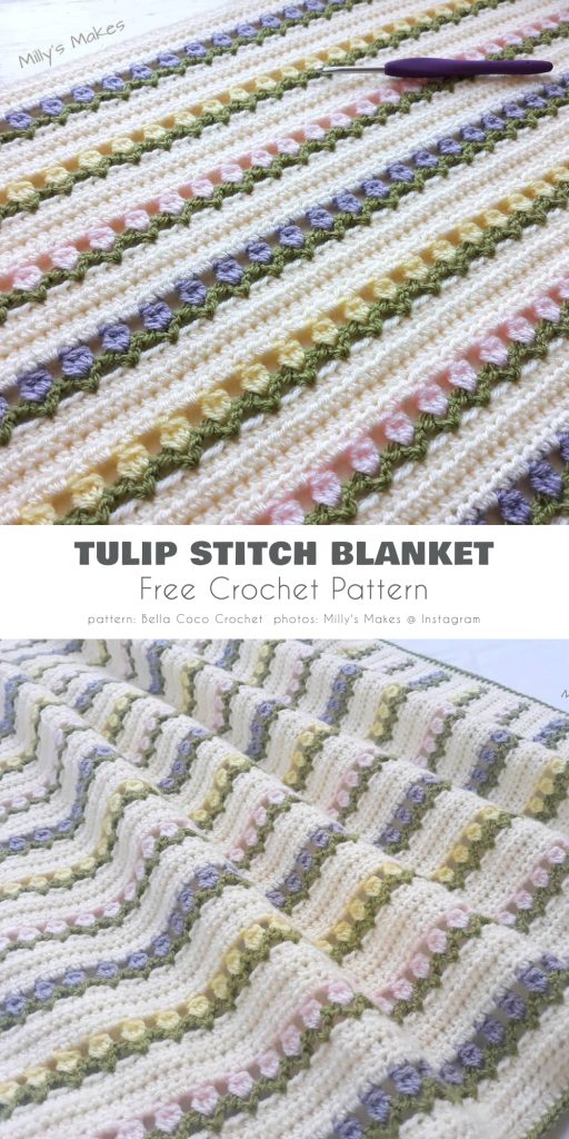 5+ Tulip Stitch Ideas and Free Crochet Patterns - Your Crochet