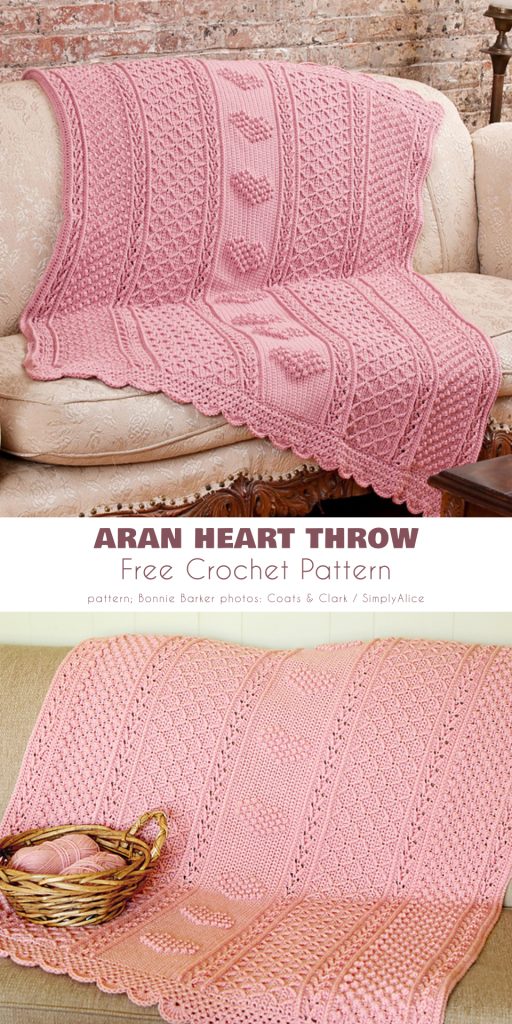 Aran Throw Free Crochet Pattern - Your Crochet